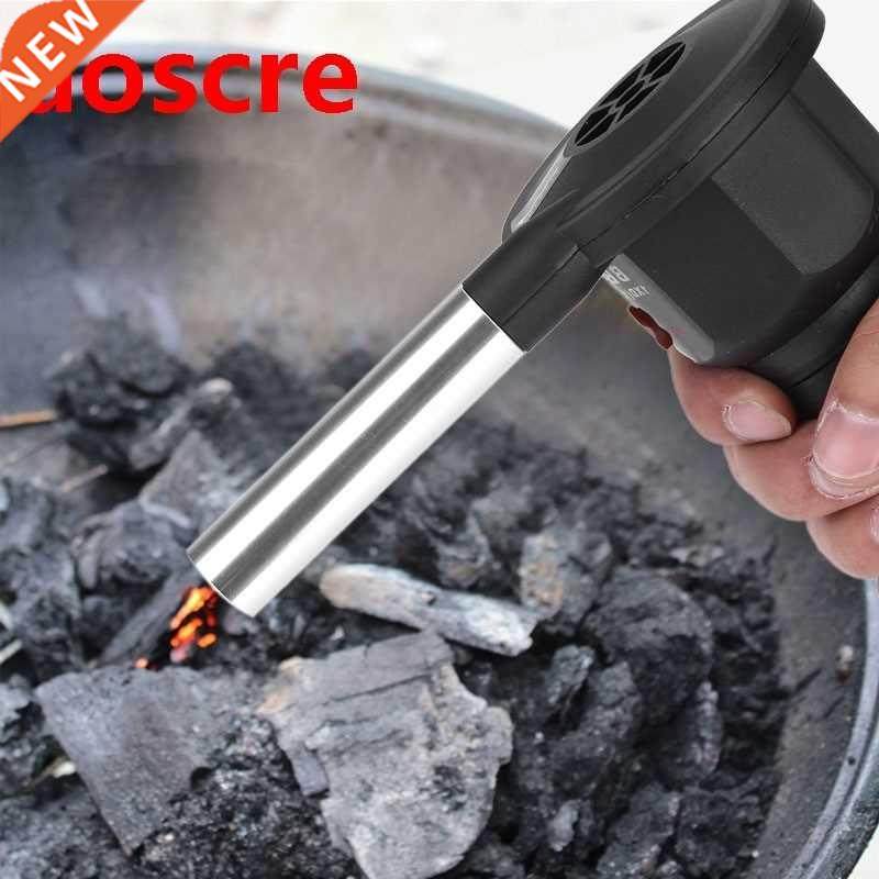 Portable Fire Blower Battery Powered Electric BBQ Grill Fan_虎窝淘
