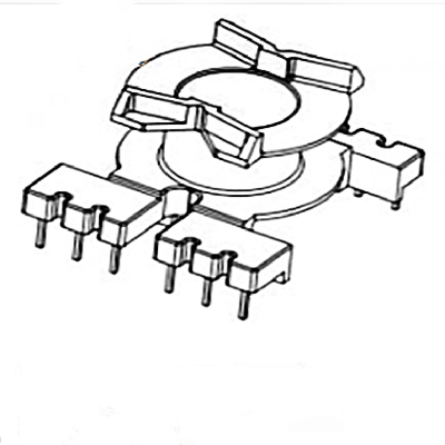 PQ3220磁芯骨架单边加宽立式6+6