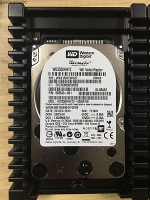 全新WD/西部数据WD2500HHTZ 惠普猛禽万转硬盘VelociRaptor