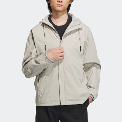 酷动城正品Adidas男子武极系列内植绒保暖时尚舒适百搭外套IX4289