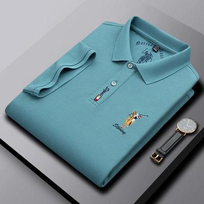 经典好品质！100%纯棉 !短袖t恤2024新款品牌高端POLO衫品牌正品