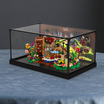 亚克力合金框架展示盒适用乐高21360威利·旺卡和巧克力工厂积木