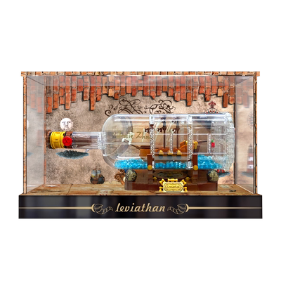 乐高gvt瓶中船亚克力展示盒