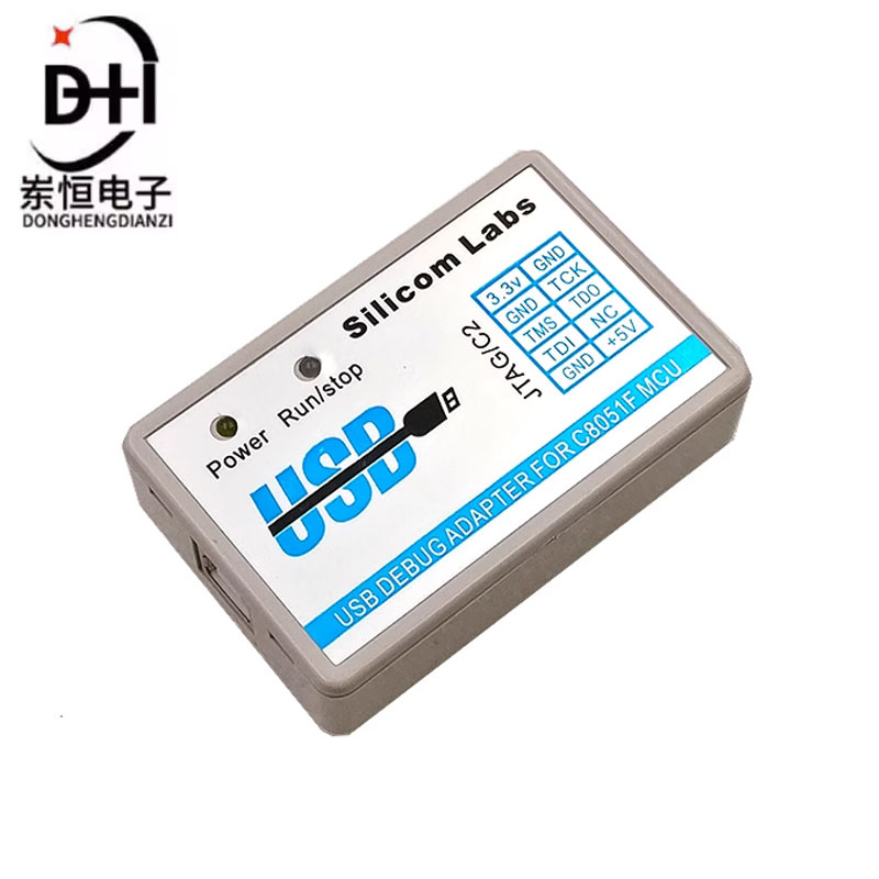 C8051F仿真器下载器烧写器U-EC6新华龙USB下载器 JTAG/C2_虎窝淘