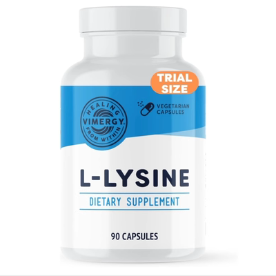美国Vimergy L-赖氨酸 皮肤 头发和指甲健康 帮助新陈代谢90粒