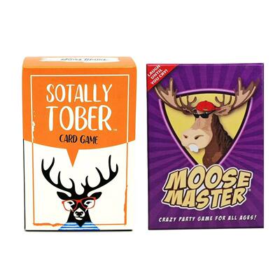 新新英文鹿头SOTALLY TOBER Drinking醉酒聚会纸牌桌游卡牌纸牌