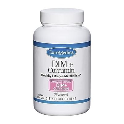 Euromedica DIM + Curcumin - 30 Capsules - Healthy Estroge