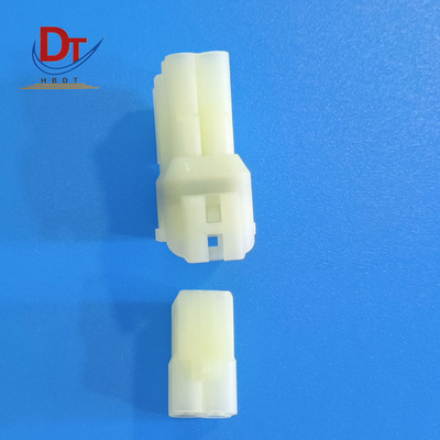 新能源汽车DJ7045F-2.2-11连接器塑料插接件4P孔护套国产插头胶壳