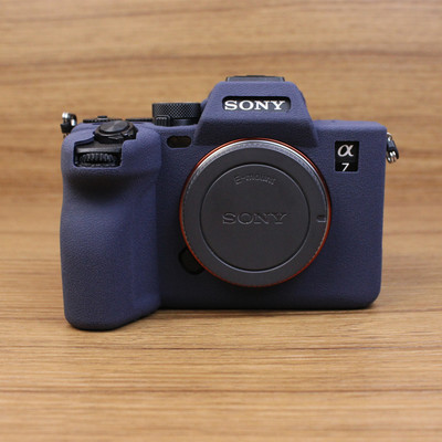 适用索尼Alpha 7m5相机硅胶套 ILCE-7c2机身保护套 a7m4软胶外壳