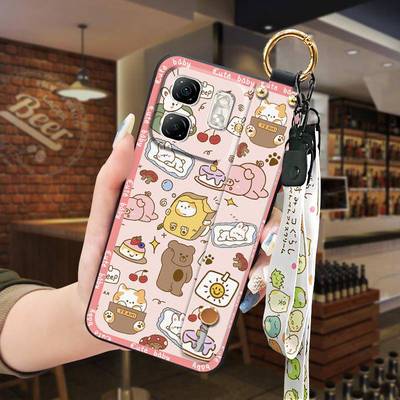 适用infinix Hot50i/Smart9/X6531/X6532手机壳青春挂绳硅胶支架