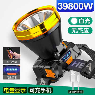 JAVC旗舰德国进口品质头灯强光超亮大功率充电感应氙气头戴式户外
