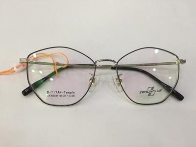 实体店专柜 皇家乐园眼镜架 皇家乐园新钛架 ZX-65031