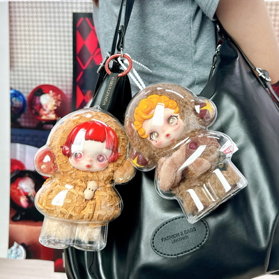 SKULLPANDA不眠剧场系列偷偷栗子适用于泡泡玛特sp光织园保护壳