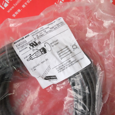 EVC003 易福门全新连接线 PADOGH040MSS0010H04 M12 4芯 10米