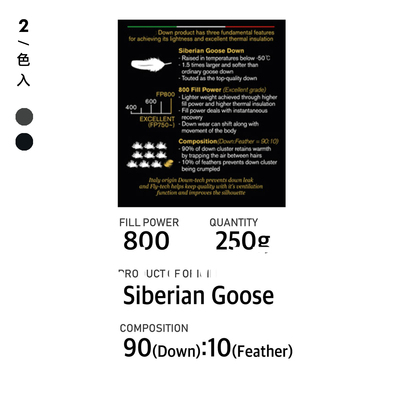 Mclimited-8019 男士连帽羽絨服 架構師高級面料 西伯利亞90鵝絨