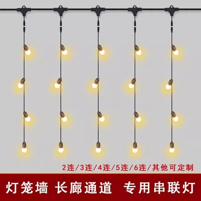 结婚大红灯笼专用led灯泡长条灯