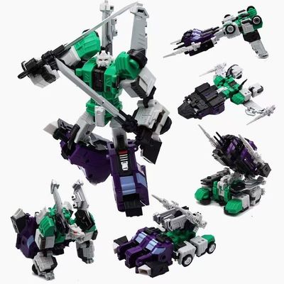 MFT变形玩具MF27G绿色六面兽