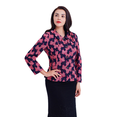 玫而美女人味精致meiermei短外套