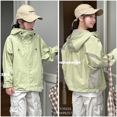 牛哆哆童装儿童薄款工装外套帅气防晒衣25夏季新品男童拉链39101