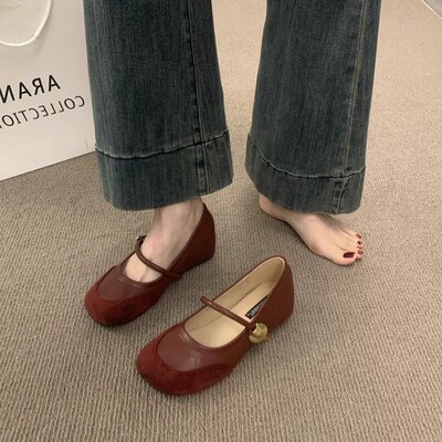 Ballet Mary Jane Shoes Women's Spring Match Skirt Flat shoes