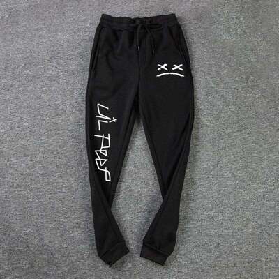 外贸Lil Peep潮牌2019春秋新款男士卫裤欧美时尚长裤