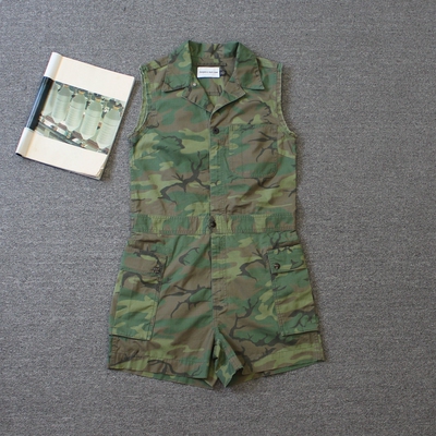 乐福佬仁 又又 迷彩 女装连体短裤  B we shitoday