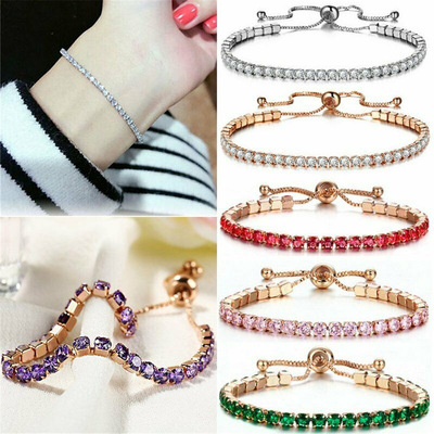 Cross-border imitation zircon crystal bracelet for women手链