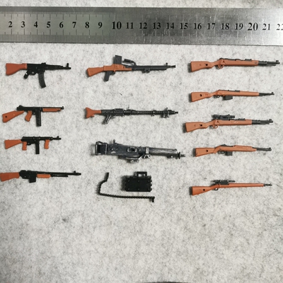 适用3.75寸兵人  暗源 1:18 配件武器步枪