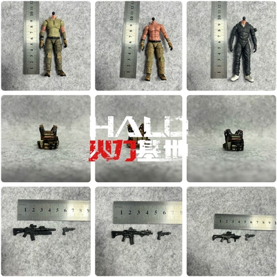 暗源3.75寸美军海豹佣兵兵人玩具