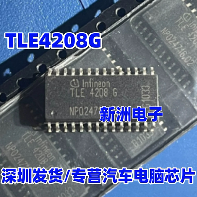 TLE4208G 适用江淮瑞鹰/德尔福汽车发动机电脑节气门怠速芯片全新