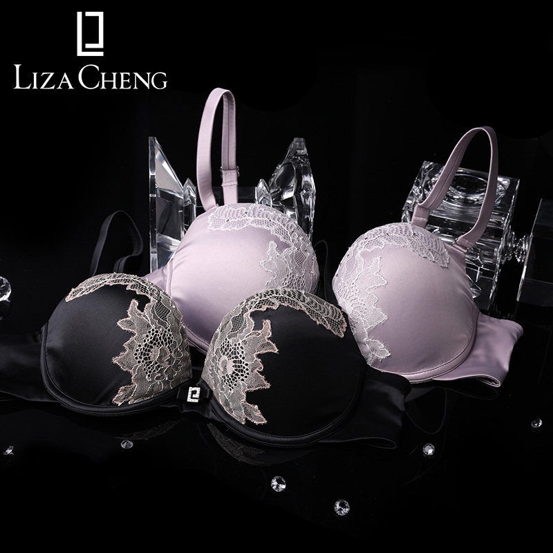 Liza Cheng文胸女式内衣光面蕾丝性感聚拢水钻缎面模杯定型LB0712 - 小编推荐 - WePost 全民代运 - 马来西亚中国淘宝代运与集运专家
