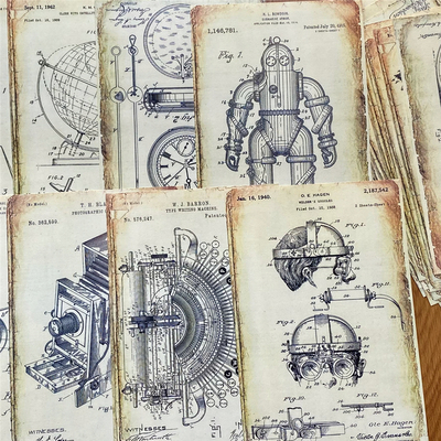 复古赛博机械蒸汽改造背景纸