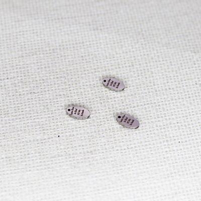 1pcsLaser engraving 不锈钢新品饰品制作配件