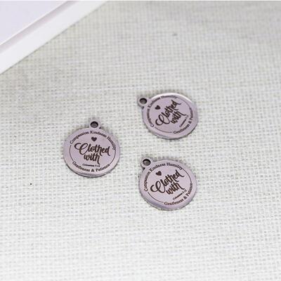 1pcsHumility is wrapped in gentleness and patience不锈钢饰品
