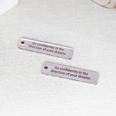 1pcsMove confidently in the direction of your dreams 饰品配
