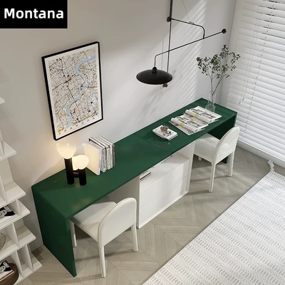 Montana 丹麦极简双人书桌轻奢高端书房组合设计办公桌写字台定制