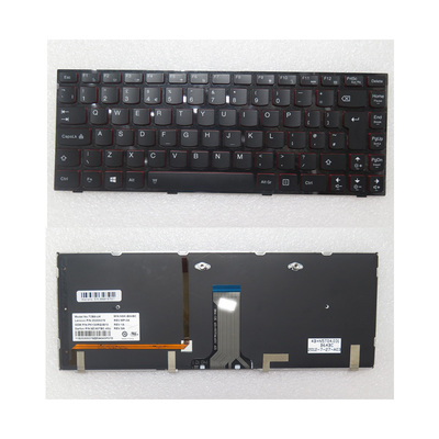适用联想 Y400 Y400N Y410P Y430P 原装黑色背光UK笔记本键盘红边