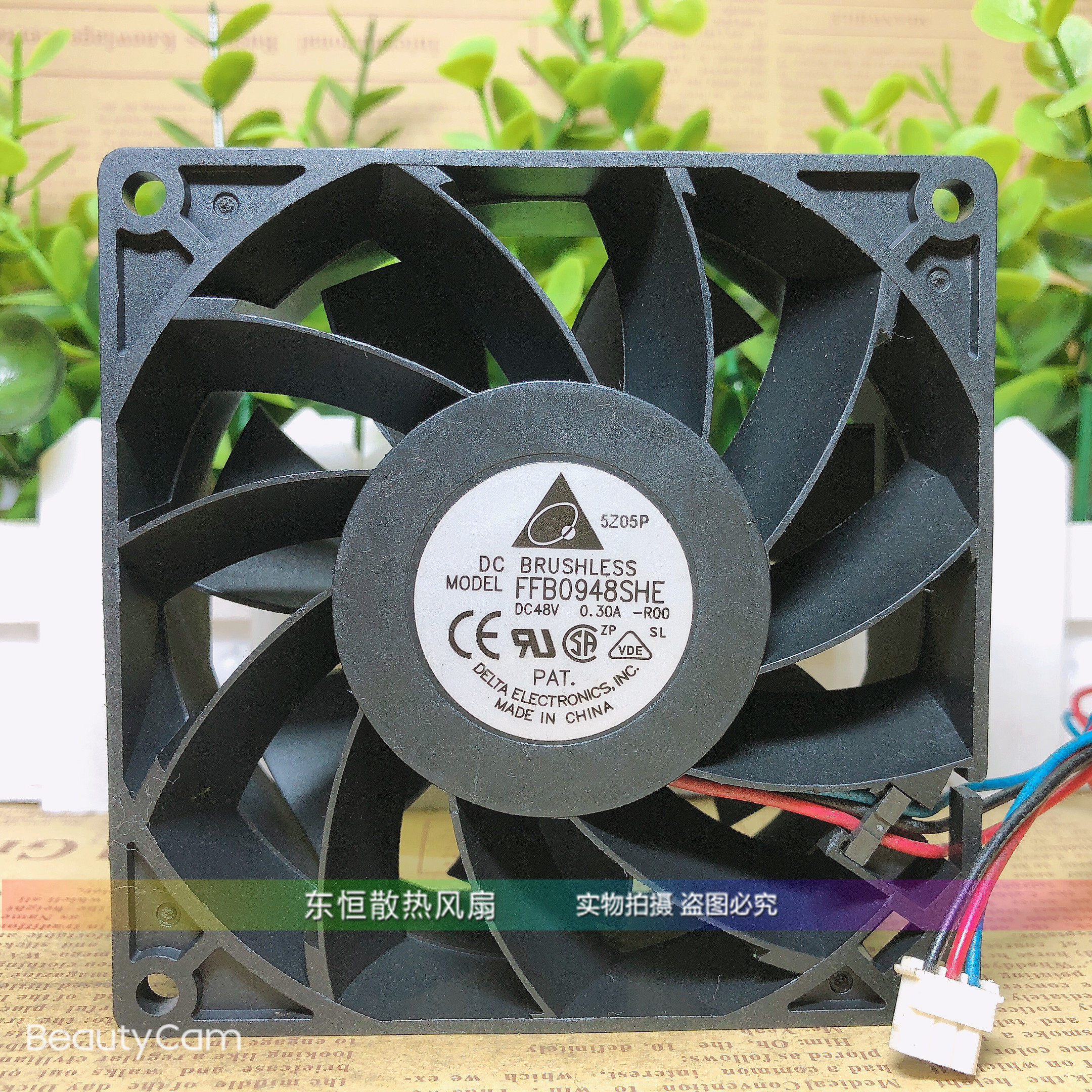 台达/DELTA 9038 48V 0.30A 9cm FFB0948SHE 服务器 机箱散热风扇_虎窝淘