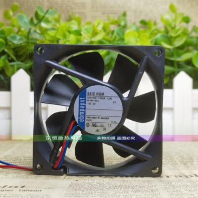 ebmpapst 8412 NGM 8025 8cm 12V 1.3W 110mA 机箱变频器散热风扇