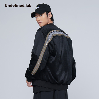 undefined厚丝绒棉服空军夹克