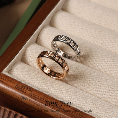 高版镂空镀金食指戒指女高级感