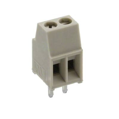1546215-2 连接器 《 TERM BLK 2P SIDE ENT 2.54MM PCB    》
