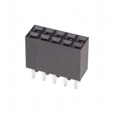 5-534206-5 连接器 《 CONN RCPT 10POS 0.1 GOLD PCB    》