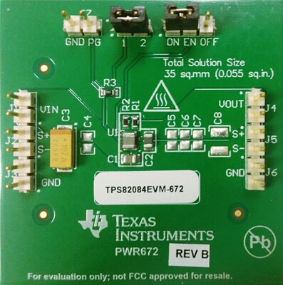 TPS82084EVM-672 开发板 《 EVALUATION MODULE TPS82084    》