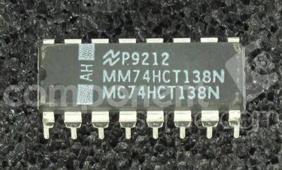 MM74HCT138N 芯片 《 IC DECODER 3-TO-8 LINE 16DIP    》