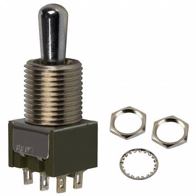 M2022BB1W01 开关 《 SWITCH TOGGLE DPDT 6A 125V    》