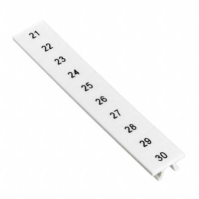 0805807:0021 连接器 《 ZACK STRIP 10-SECTION WHITE    》