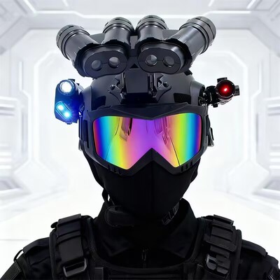 三角洲威龙行动装备儿童战术头盔面具武装特种兵全套重型战斗头盔