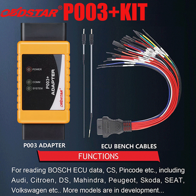 OBDSTAR P003+ KIT P003 适配器 读取 ECU CS PIN 码 适配  DC706