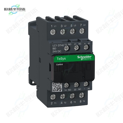 LC1DT40BD[继电器TESYS 4P CONTACTOR 40A AC-1 24VD]